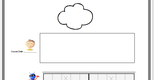 Aurorenono: Petite fiche pour Picbille CP