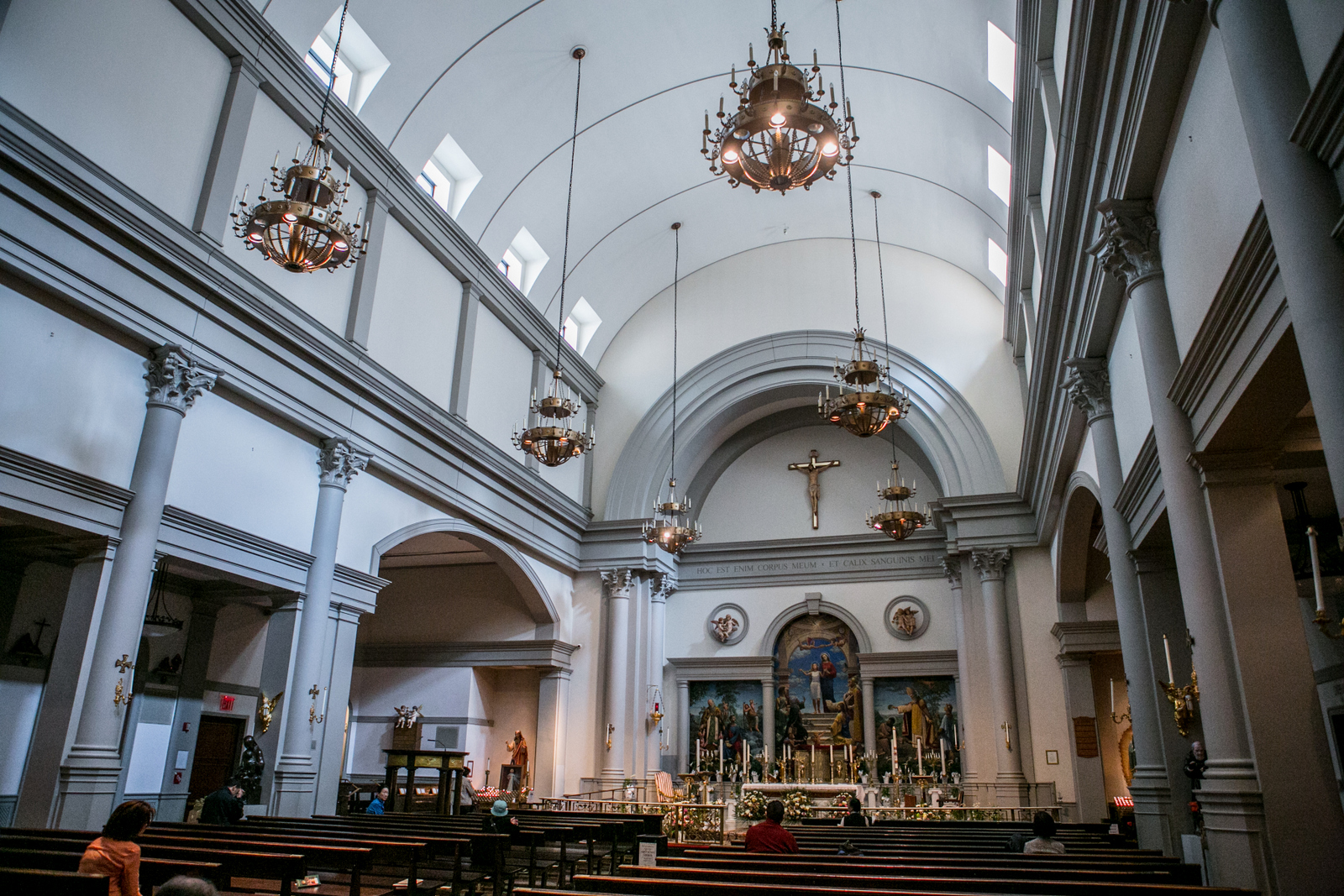 St. Agnes | Midtown, New York, NY | stepping into church, one at a time