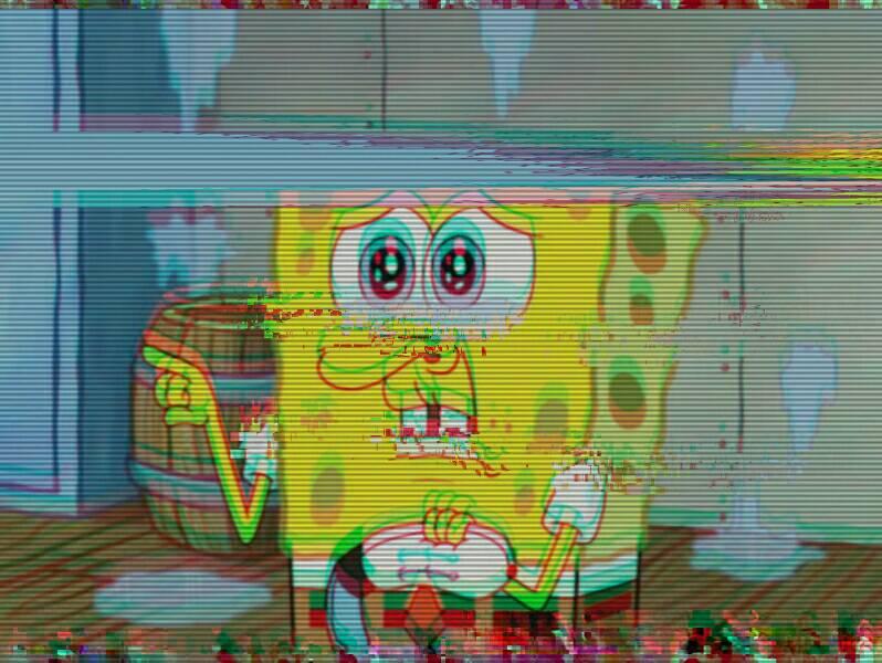Kumpulan Gambar Spongebob Glitch Effect - Cak Edukasi