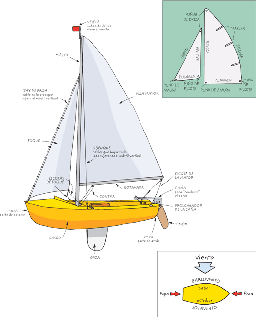 REGATAS DE VELEROS: Principios básicos de la navegación a vela