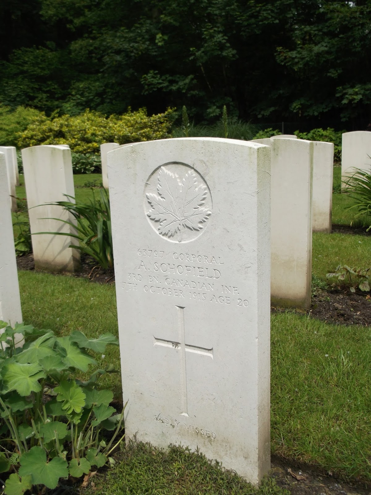 Canadian Expeditionary Force 1914-1919: Corporal Albert Snape Schofield ...