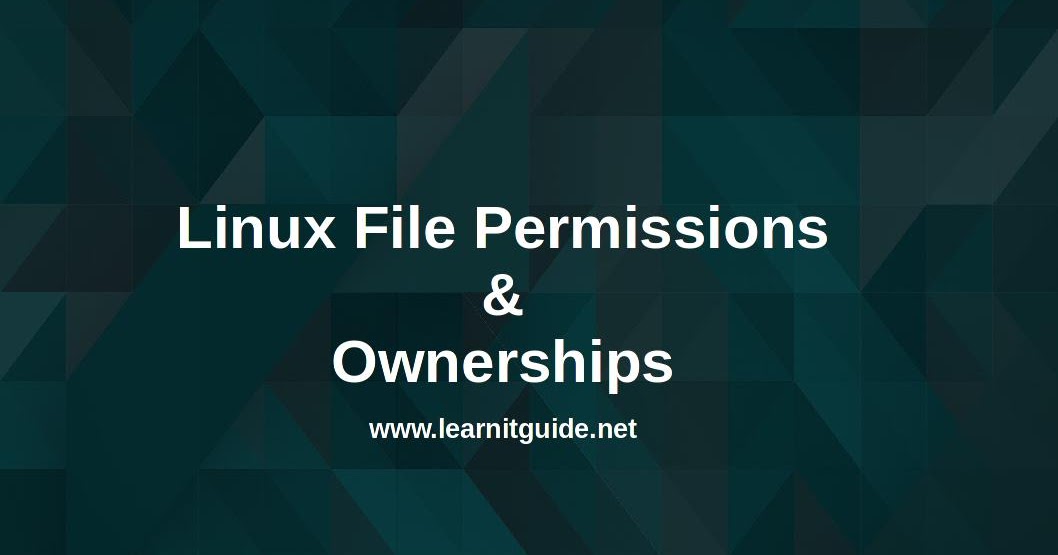 Linux File Permissions and Ownerships