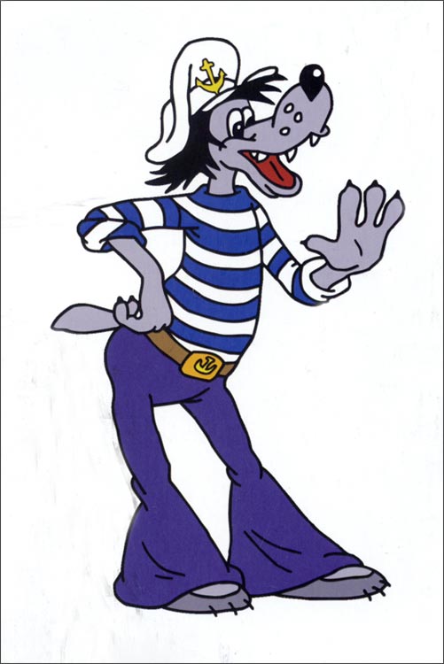 phila-by: Wolf - Russian cartoon character - nice postcard from Russia