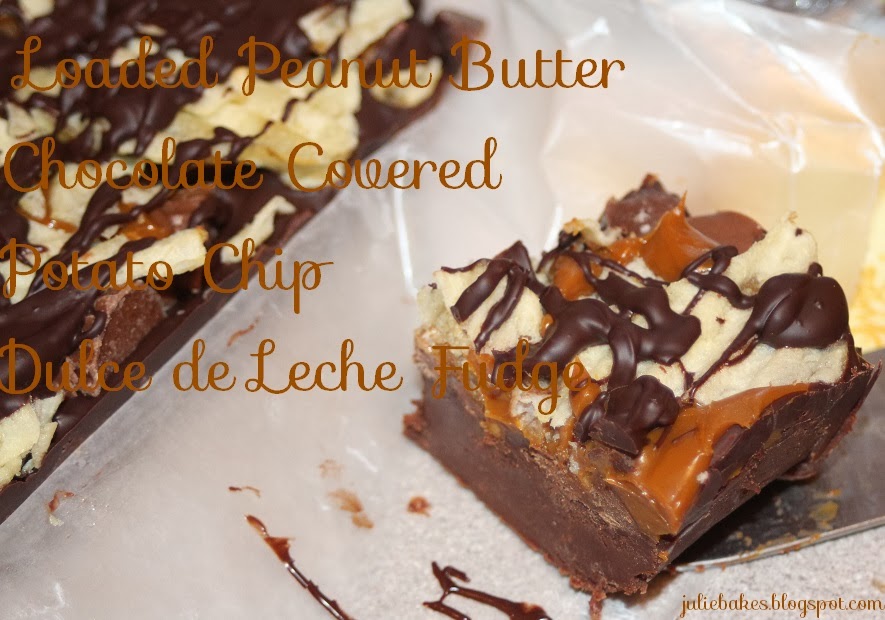 Julie Bakes: Loaded peanut butter chocolate covered potato chip dulce ...