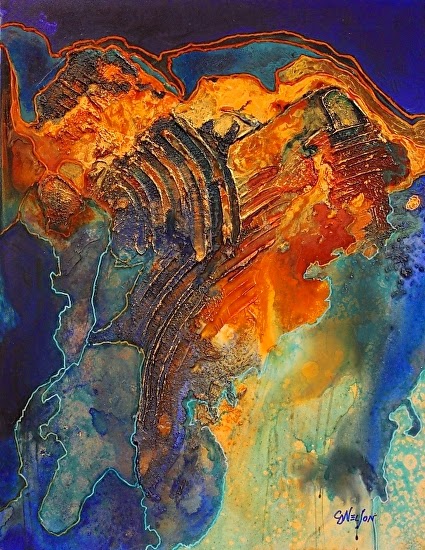 Contemporary Artists of Colorado: Mixed Media Abstract Art Painting ...