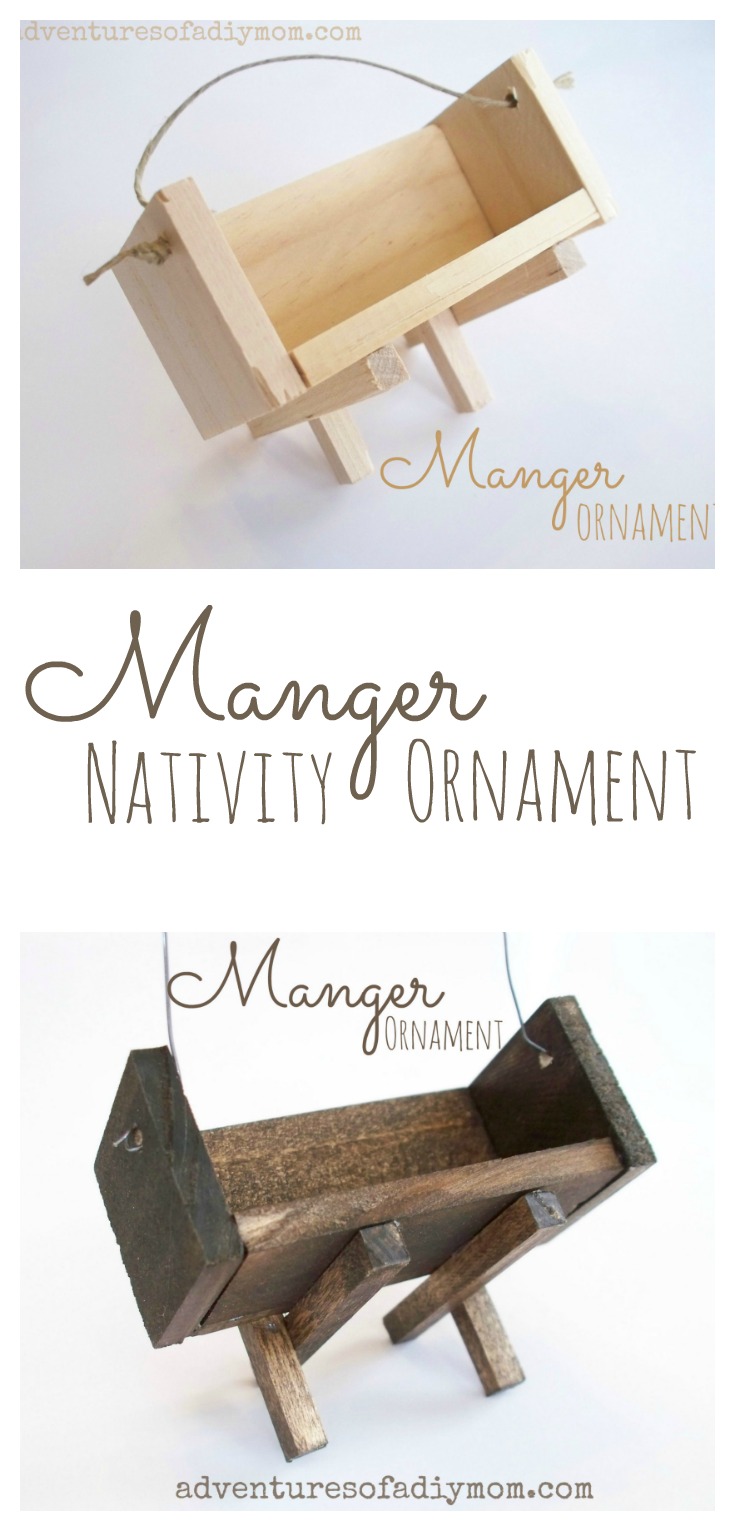 How to Make a Manger Ornament - Nativity Ornament Series - Adventures ...