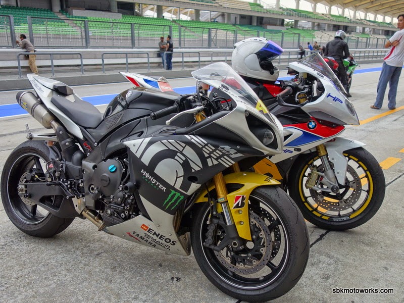 SBK Motoworks: Yamaha R1 with Rossi Winter Test design