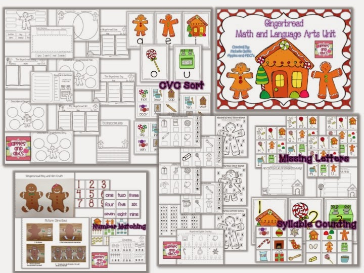 Gingerbread Centers - Apples & ABC's