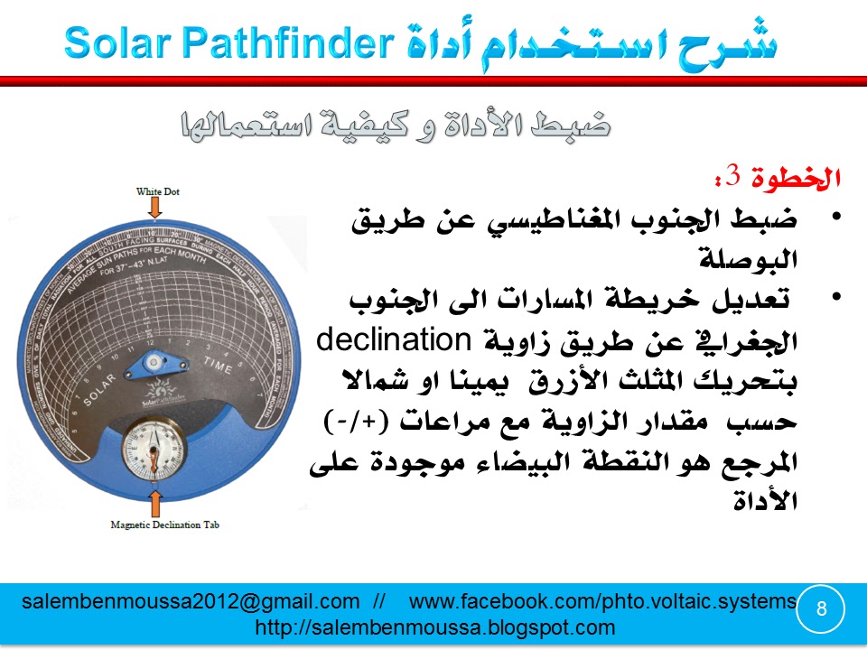 photovoltaic systems أنظمة الطاقة الشمسية: شرح استخدام أداة Solar ...