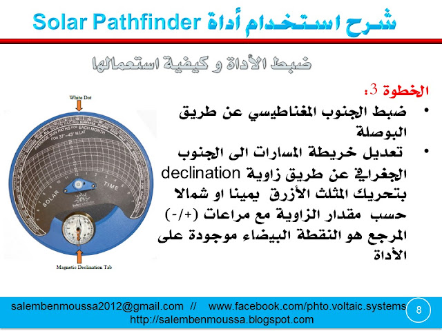 photovoltaic systems أنظمة الطاقة الشمسية: شرح استخدام أداة Solar ...