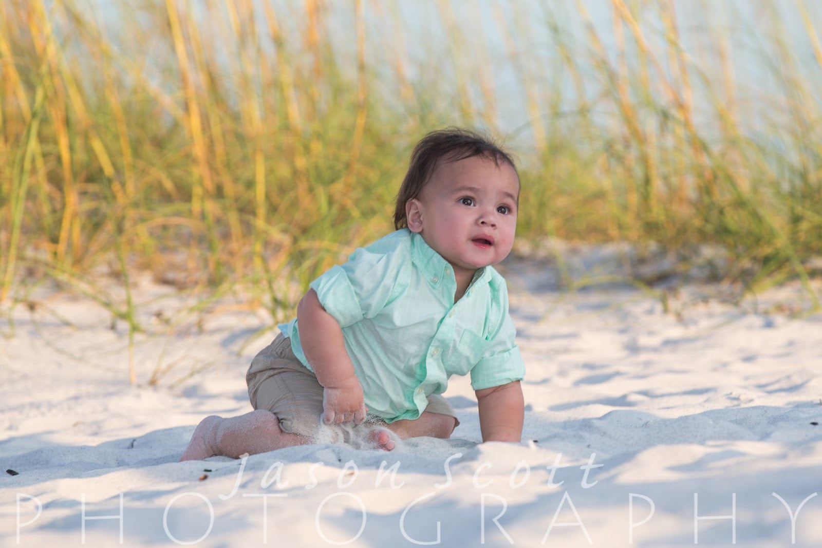 Longboat Key Beach Portraits - Yount Family | Jason Scott Photography