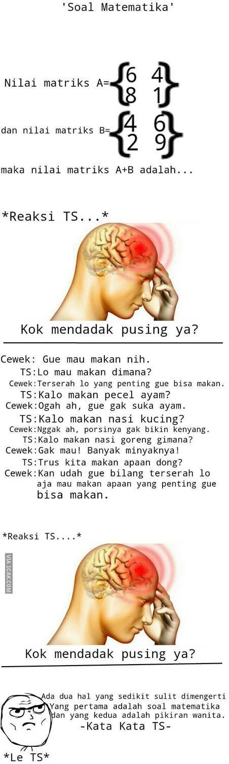 12 Meme Kocak 'Pelajaran Matematika' Ini Nyenangin Otak Banget - baca viral
