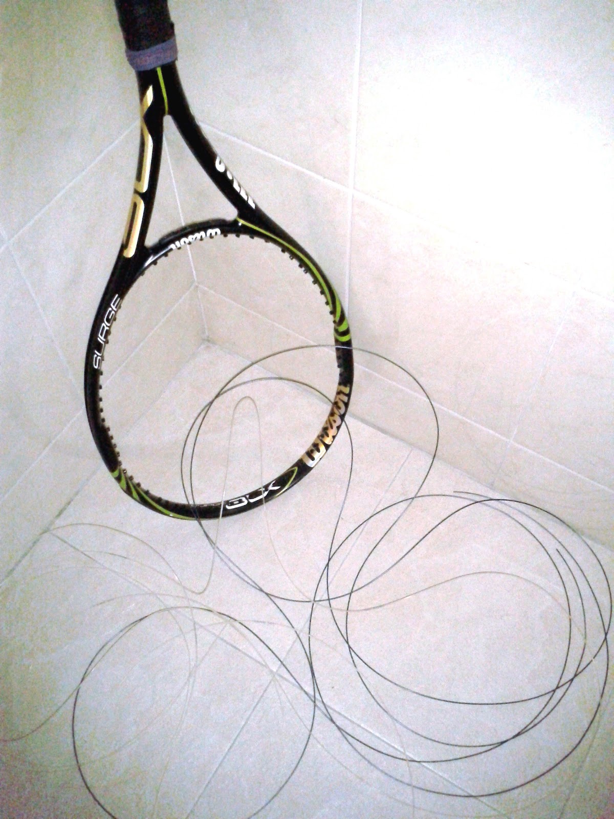 Unorthodox Stringing: A "Blind" Racket Stringing and Modification