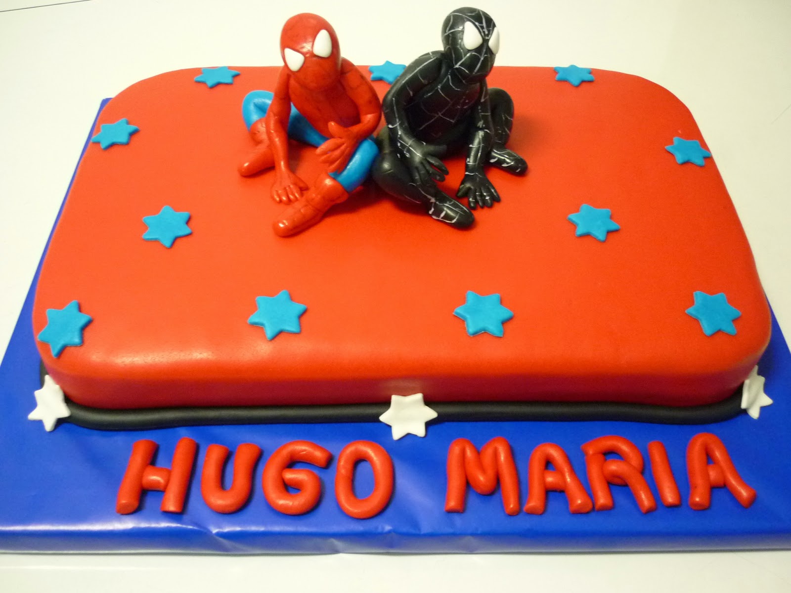 IdeiasDocinhas: Bolo Spider Man vs Venom