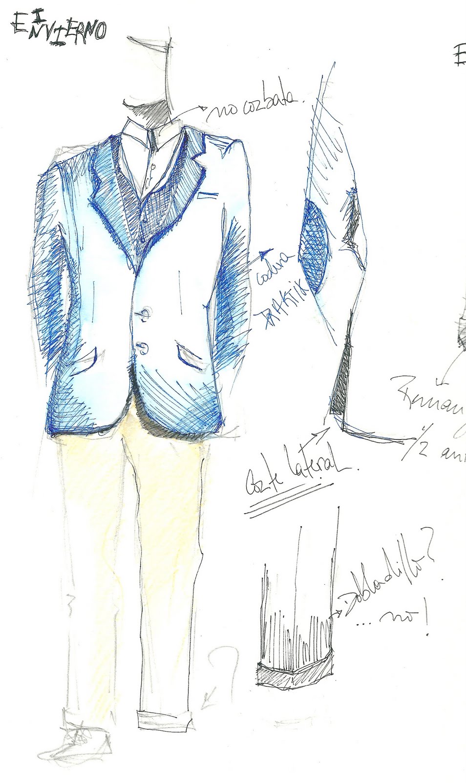 .: Bocetos uniformes Hotel Praktik Metropol