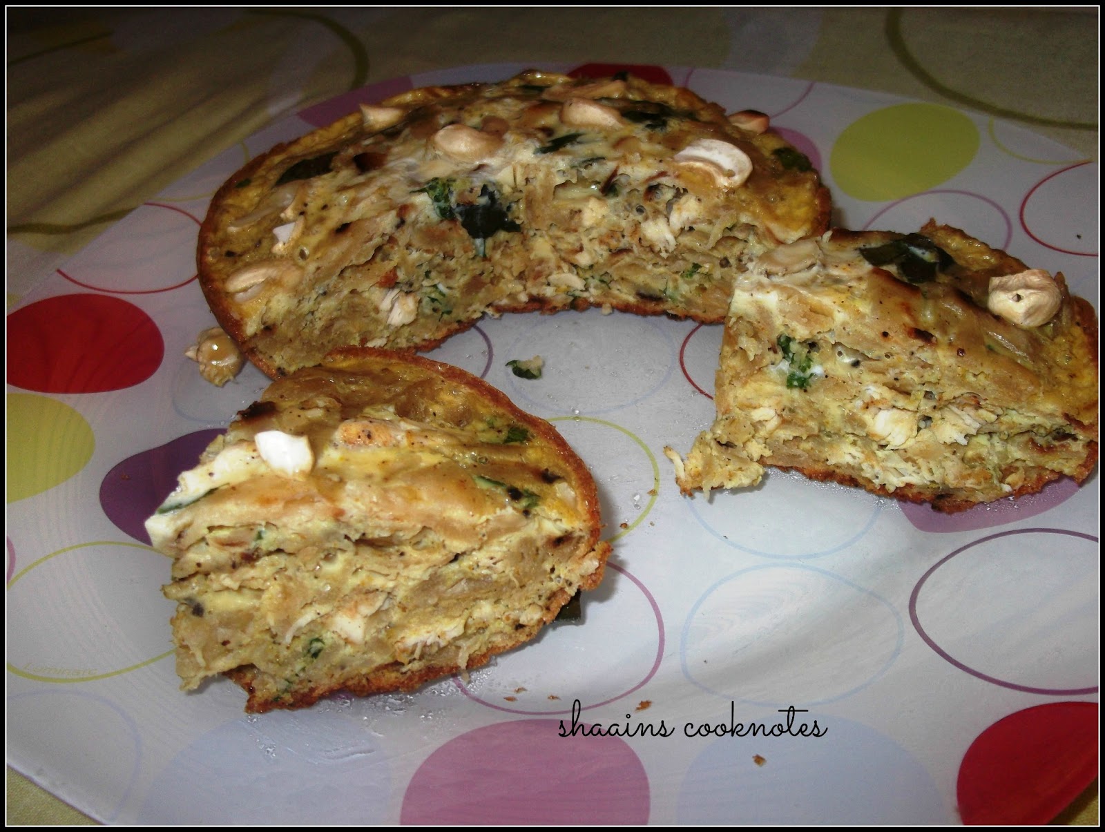 Shaain's Cooknotes: Easy Irachi Pola