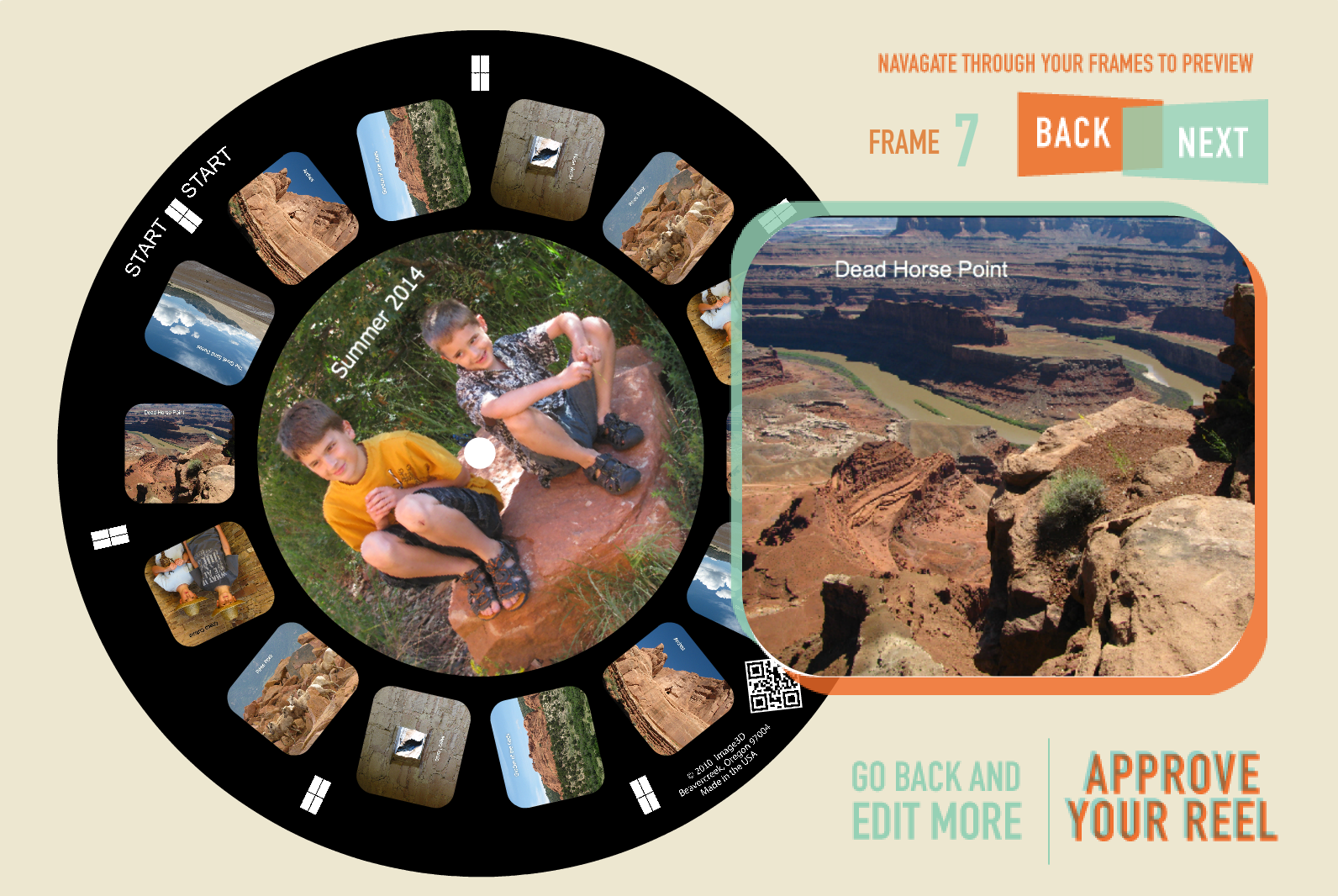 An Apel a Day: Retro custom Viewfinder with your pictures! Perfect for ...