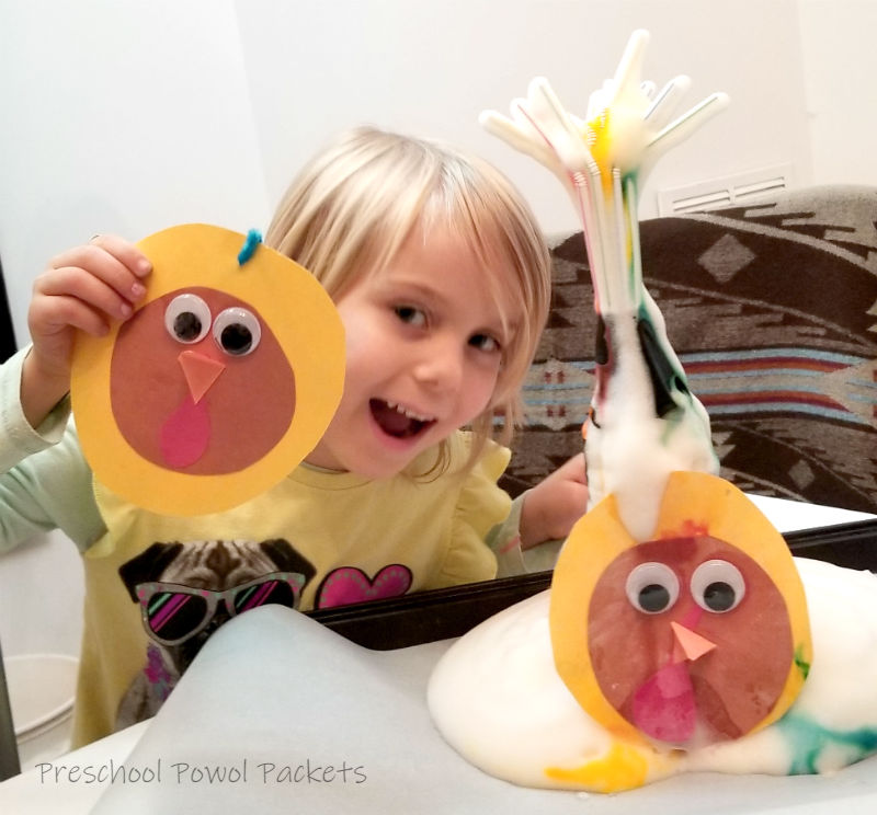 Thanksgiving Science Experiment: Turkey Toothpaste! | Preschool Powol ...