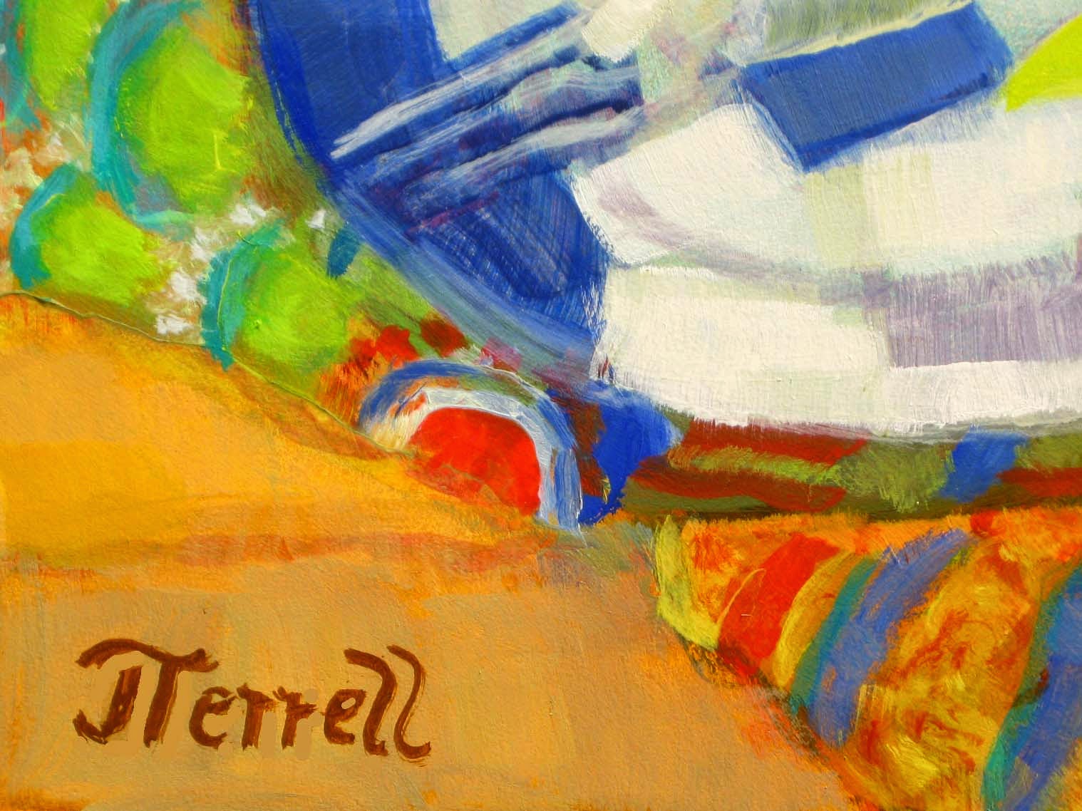 Joan Terrell Art: Color and icing and pattern, oh my!