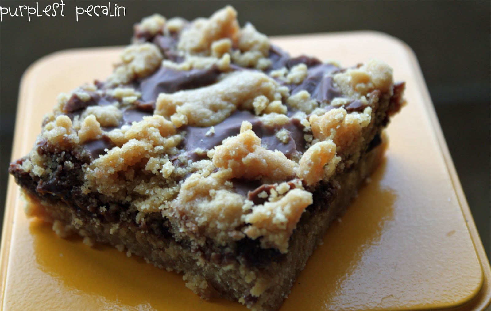 Purplest Pecalin: Peanut Buttery Chocolatey Goodness Bars