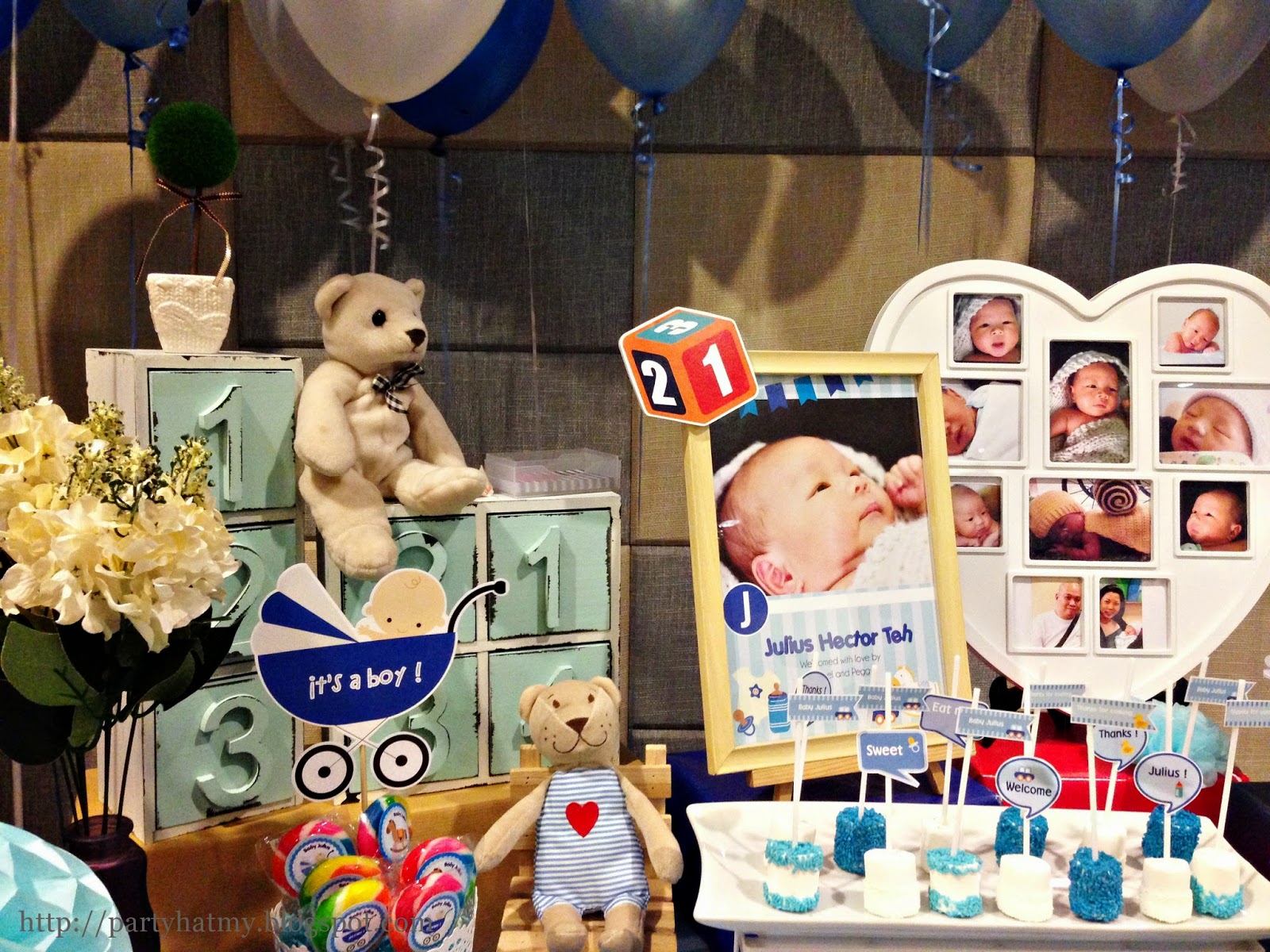 Party Hat: Full Moon Party for Baby Julius