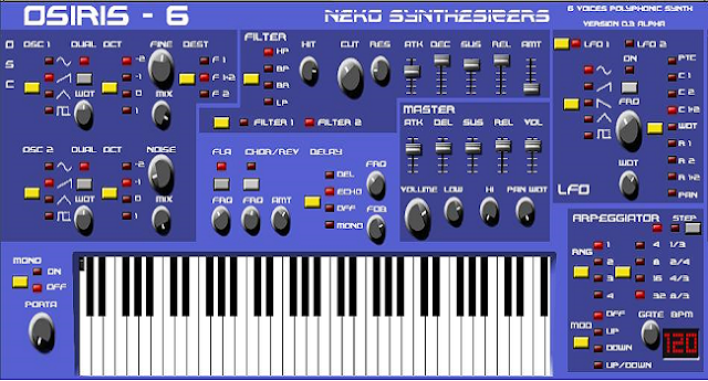 MATRIXSYNTH: Free Vst - Osiris 6 Synthesizer By Neko