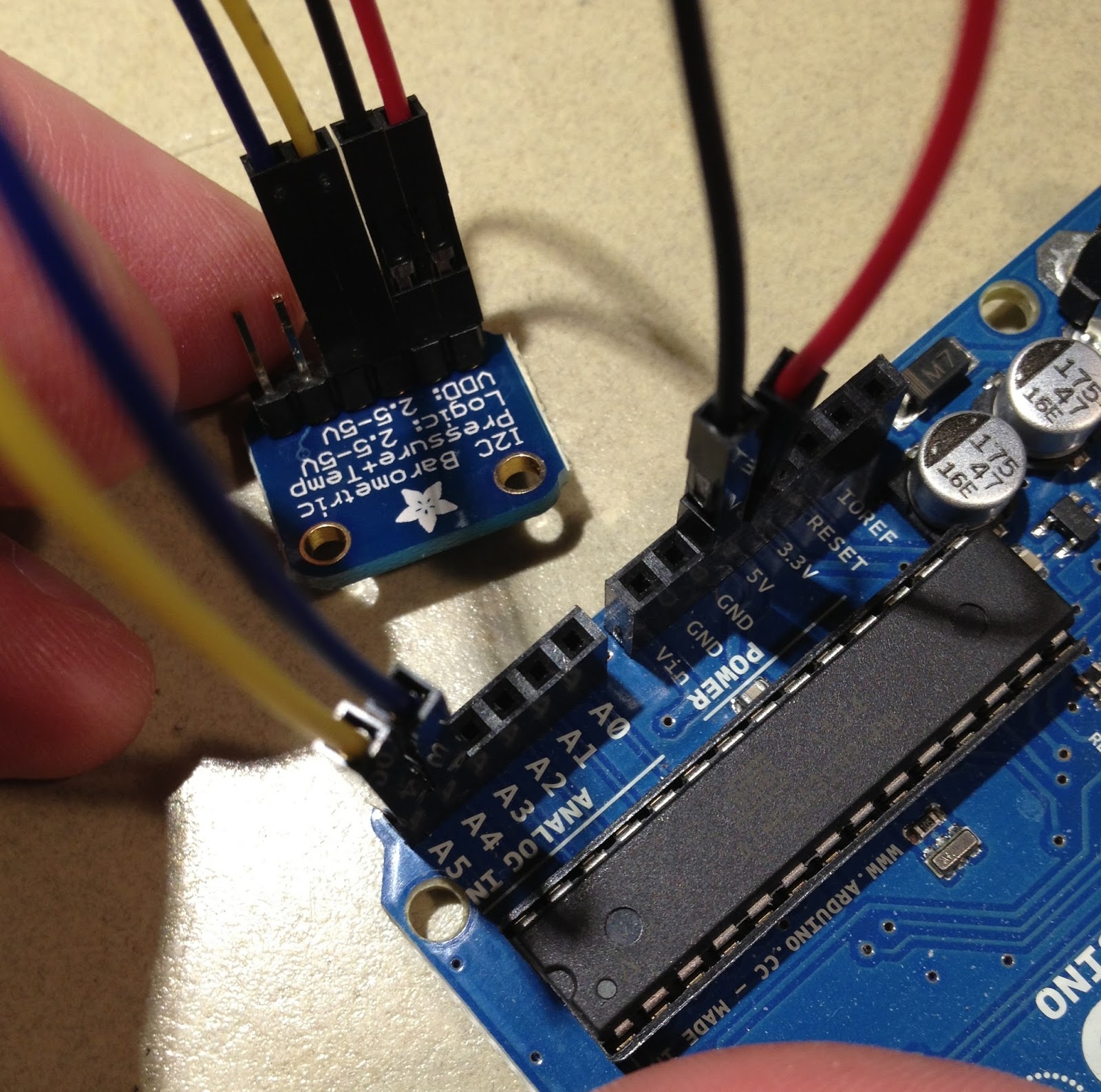 Planetarygear Building And Interfacing An Arduino Barometer Sensor With Xtension