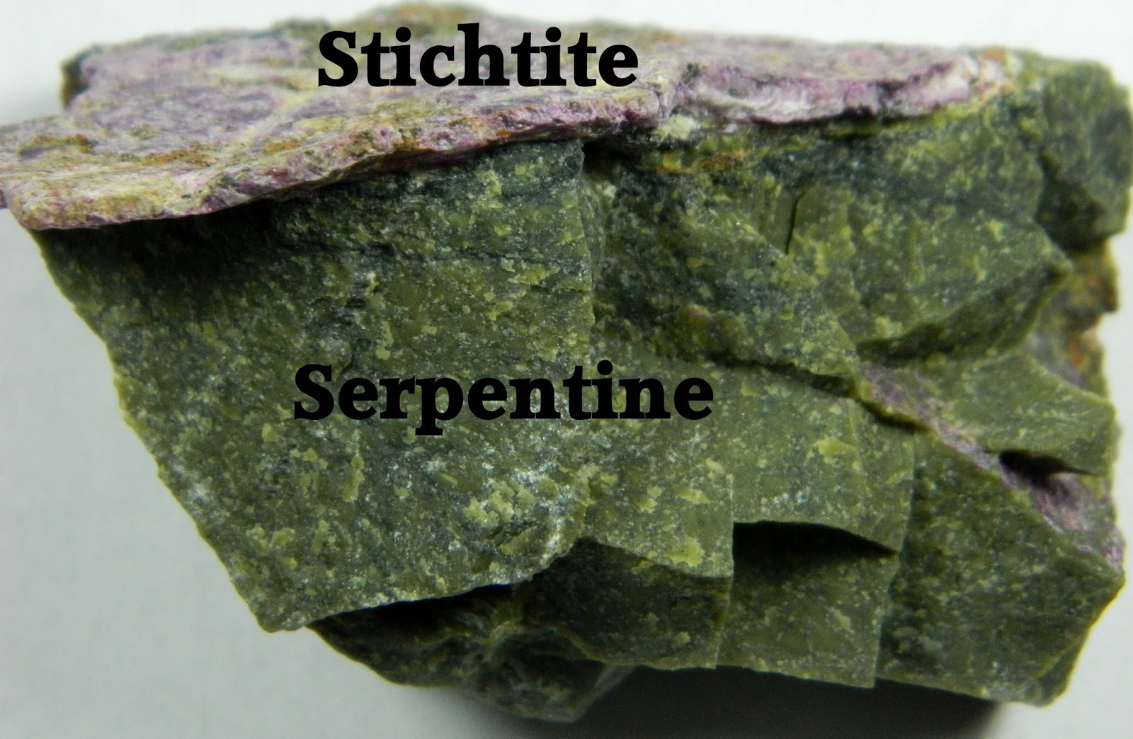 CSMS GEOLOGY POST: STICHTITE: PIKES PEAK GEM AND MINERAL SHOW