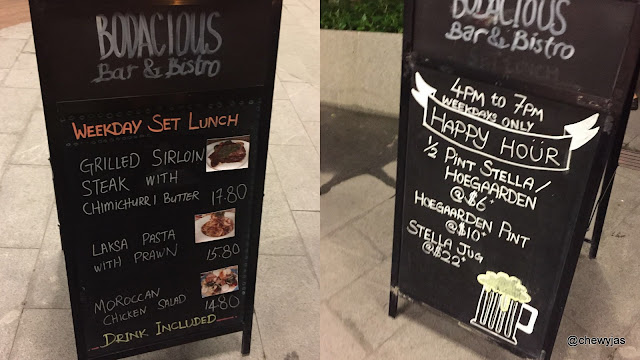 ChewyJas - Singapore Lifestyle Blogger : [Food Tasting] Bodacious Bar ...