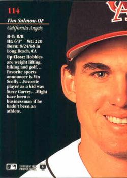 Baseball Cards Come to Life!: 1993 Studio Tim Salmon