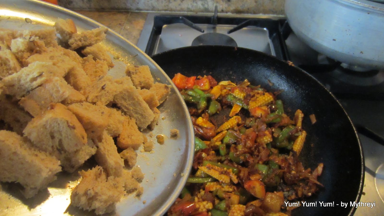 Yum! Yum! Yum!: Bread Manchuria ( Step - by - Step)