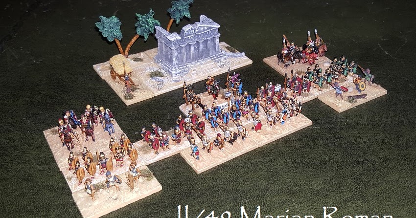 Ancients on the Move: DBA Special ... II/49 Marian Roman (10mm)