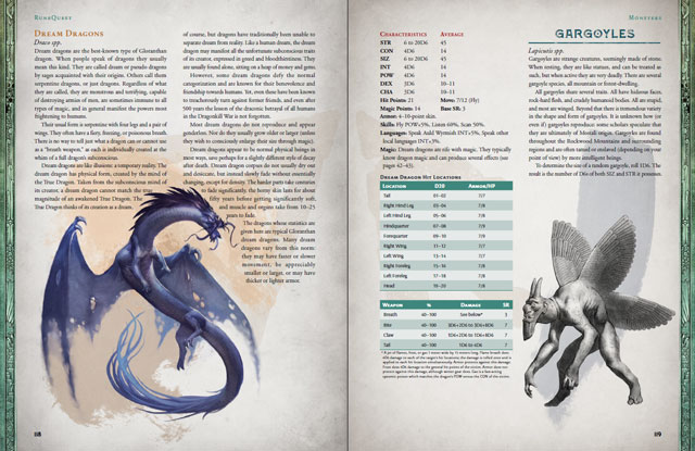 Review of RuneQuest Glorantha Bestiary | Runeblog