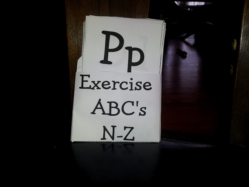 The Frugal Report Free Printable ABC Exercise Cards The Frugal Report Free Printable ABC Exercise Cards