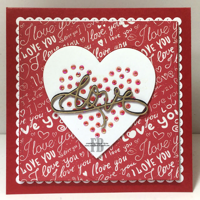 StampOwl's Studio: Sparkle Heart Love