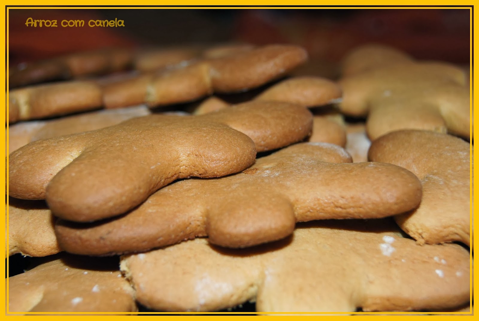 Arroz com canela: Biscoitos de gengibre