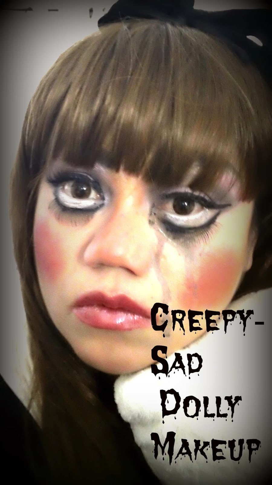 B3beautybyblanca: Creepy-Sad Dolly Makeup/Halloween