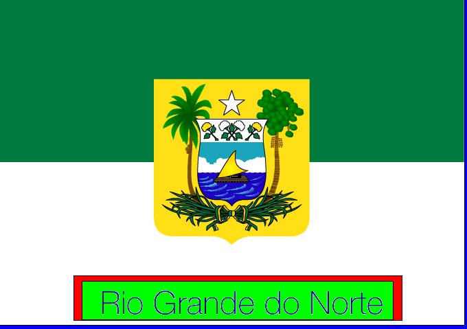 SEU MUNICÍPIO: BANDEIRA DO RIO GRANDE DO NORTE