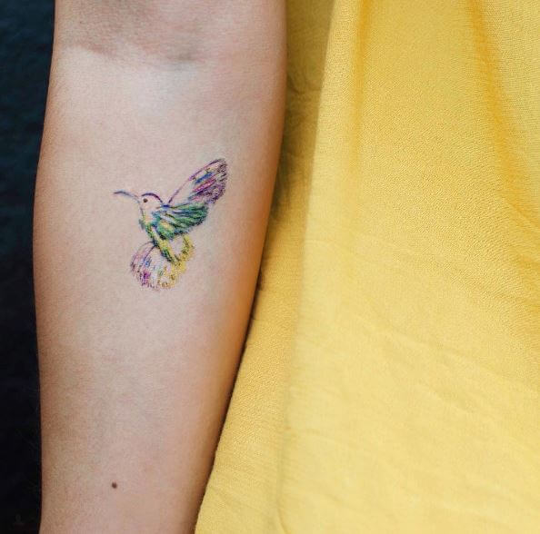 50+ Flower Hummingbird Tattoo Designs & Ideas (2020) With meaning ...