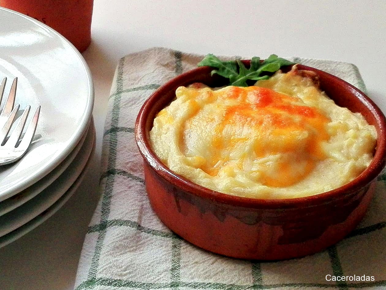 Puré de patatas al horno | CACEROLADAS: Puré de patatas al horno