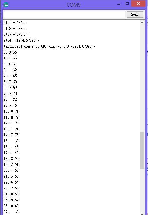 Blog Of Wei Hsiung Huang Arduino String Operation Strncpy Strcpy And Tochararray
