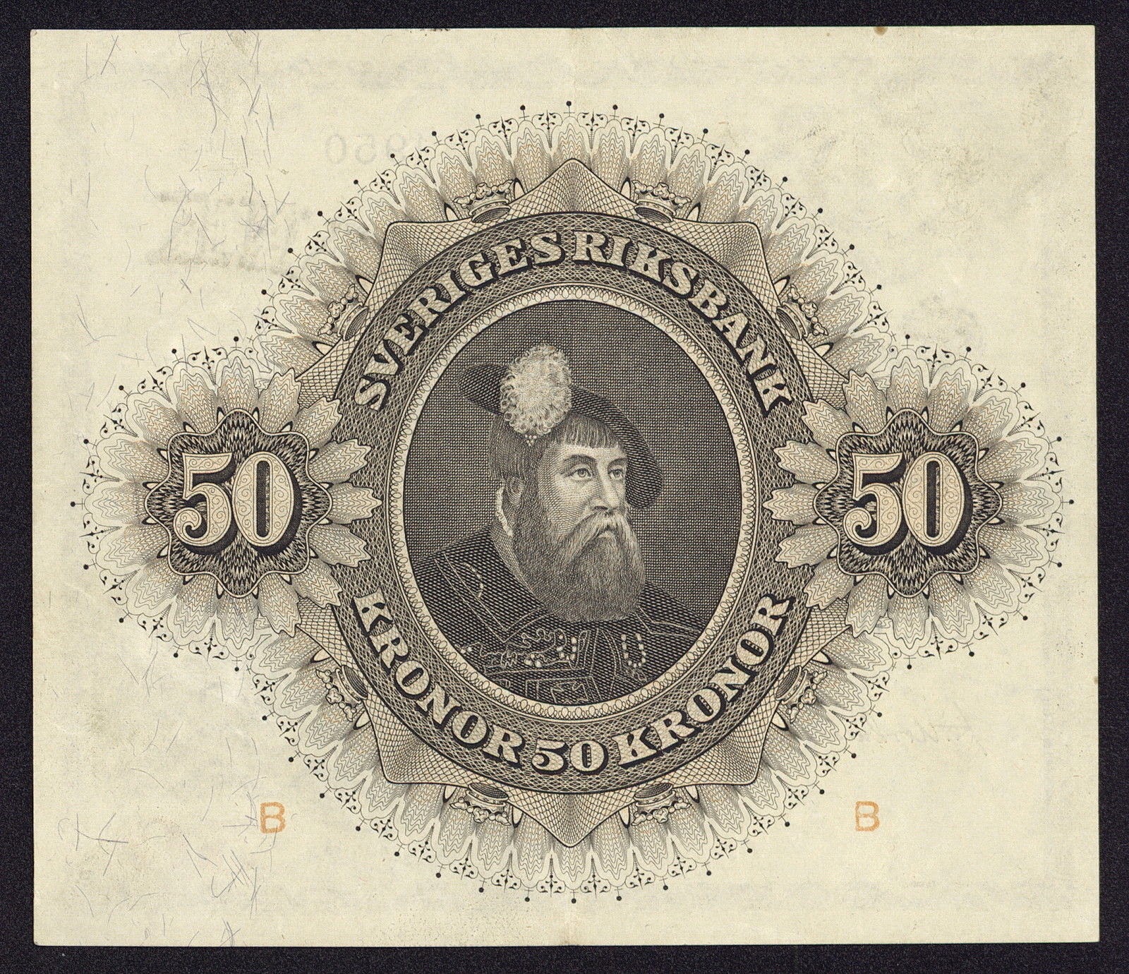 Sweden 50 Kronor banknote 1950 Mother Svea|World Banknotes & Coins ...