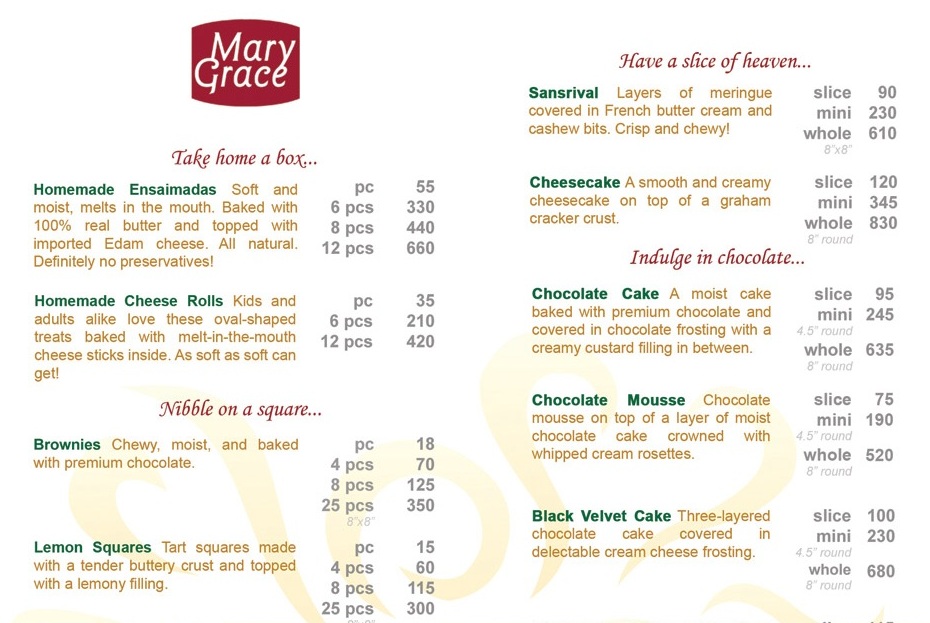 Simple Pleasures: Resto : Mary Grace Cafe