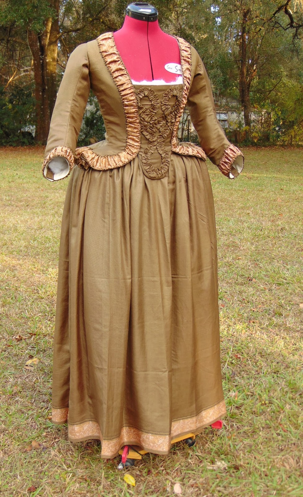 The Antique Sewist: 1760s Casaquin -or- How to make an 18th century ...