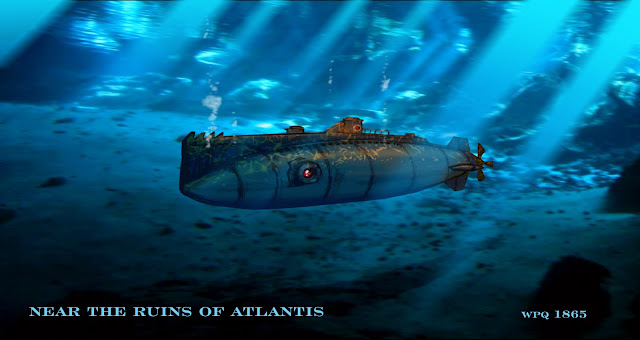 The scifi papers: "The Nautilus, near the ruins of Atlantis"