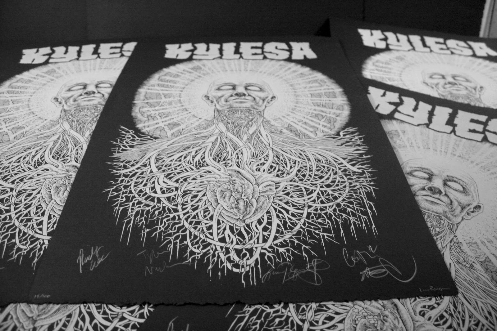 Lucas Ruggieri Illustration: Autographed KYLESA screen prints now available