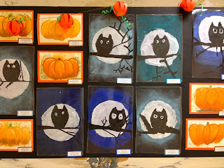 Creativity in Connecticut: Fall Bulletin Board: Pumpkins and Owls