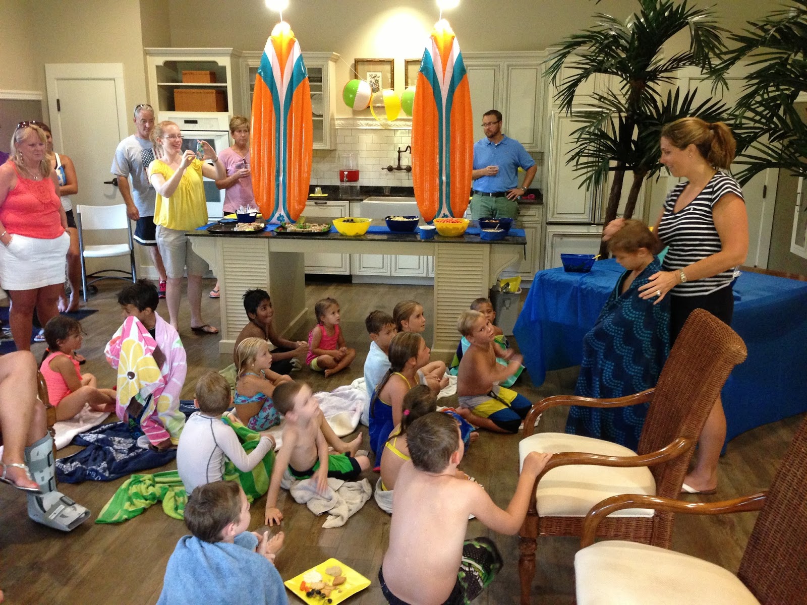The Vernon Blog: Cole's 8th birthday pool party