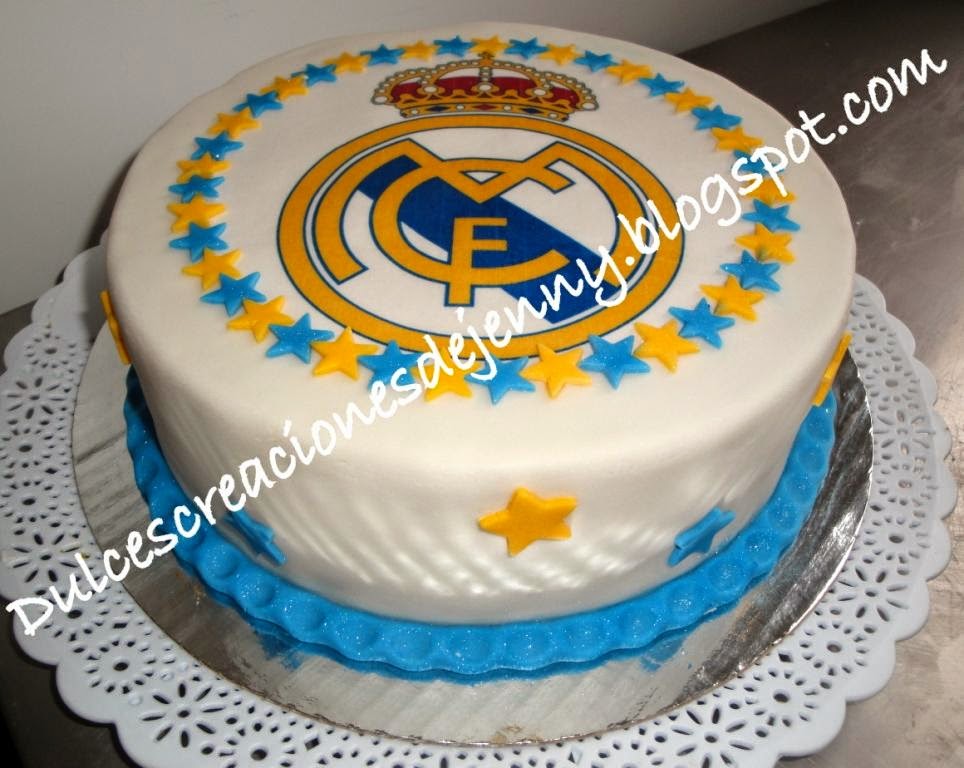 Dulces Creaciones de Jenny - Cupcakes en Bogotá: Torta del Real Madrid