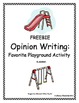 Dr. Clements' Kindergarten : Opinion Writing (FREEBIE included)